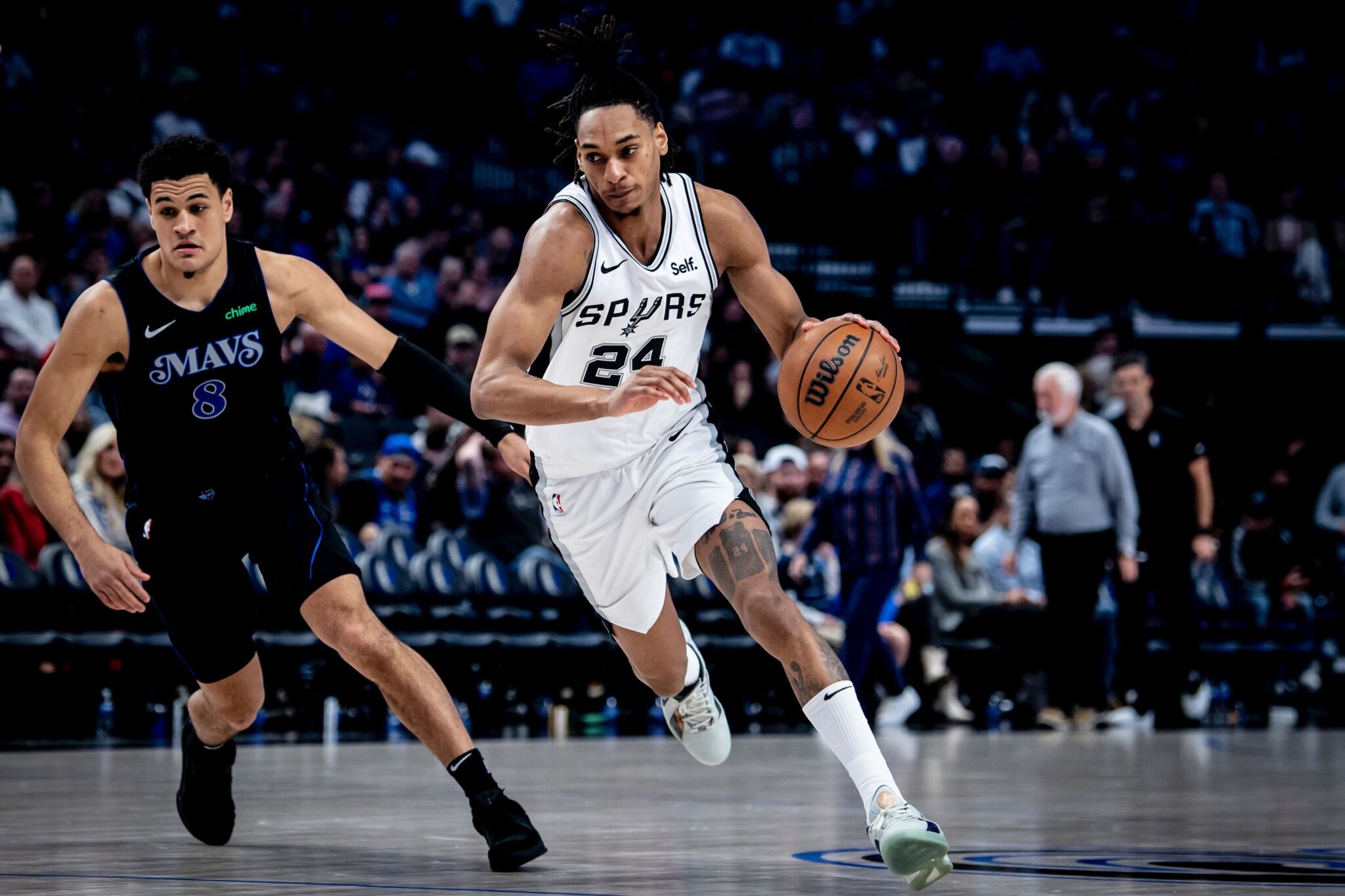 2023-24RS GAME 55 @マブス | 【NBA】SPURS-GYM